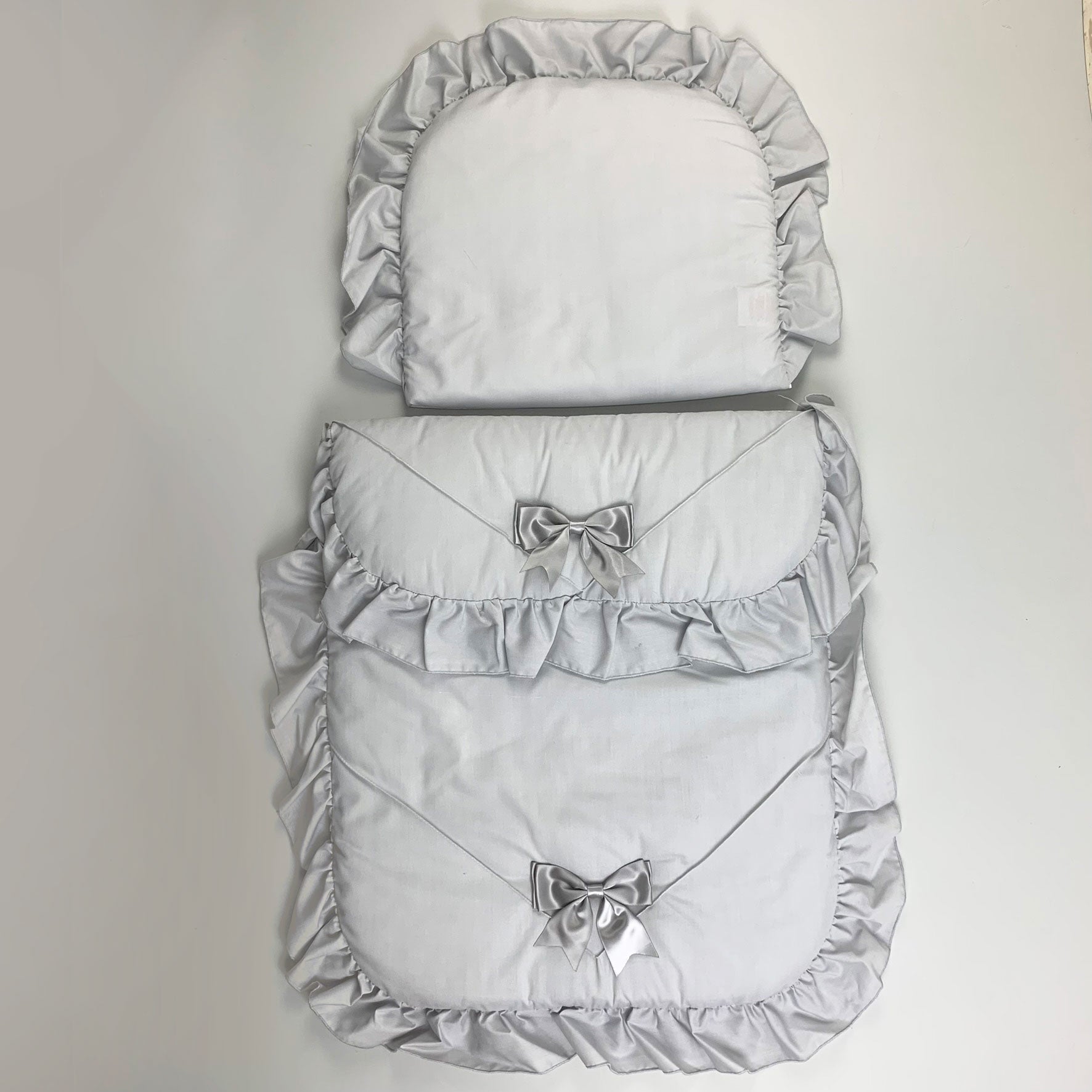 Pram set / Quilt and Pillow - Quilt and Pillow - Grey – Lullaby Lane ...