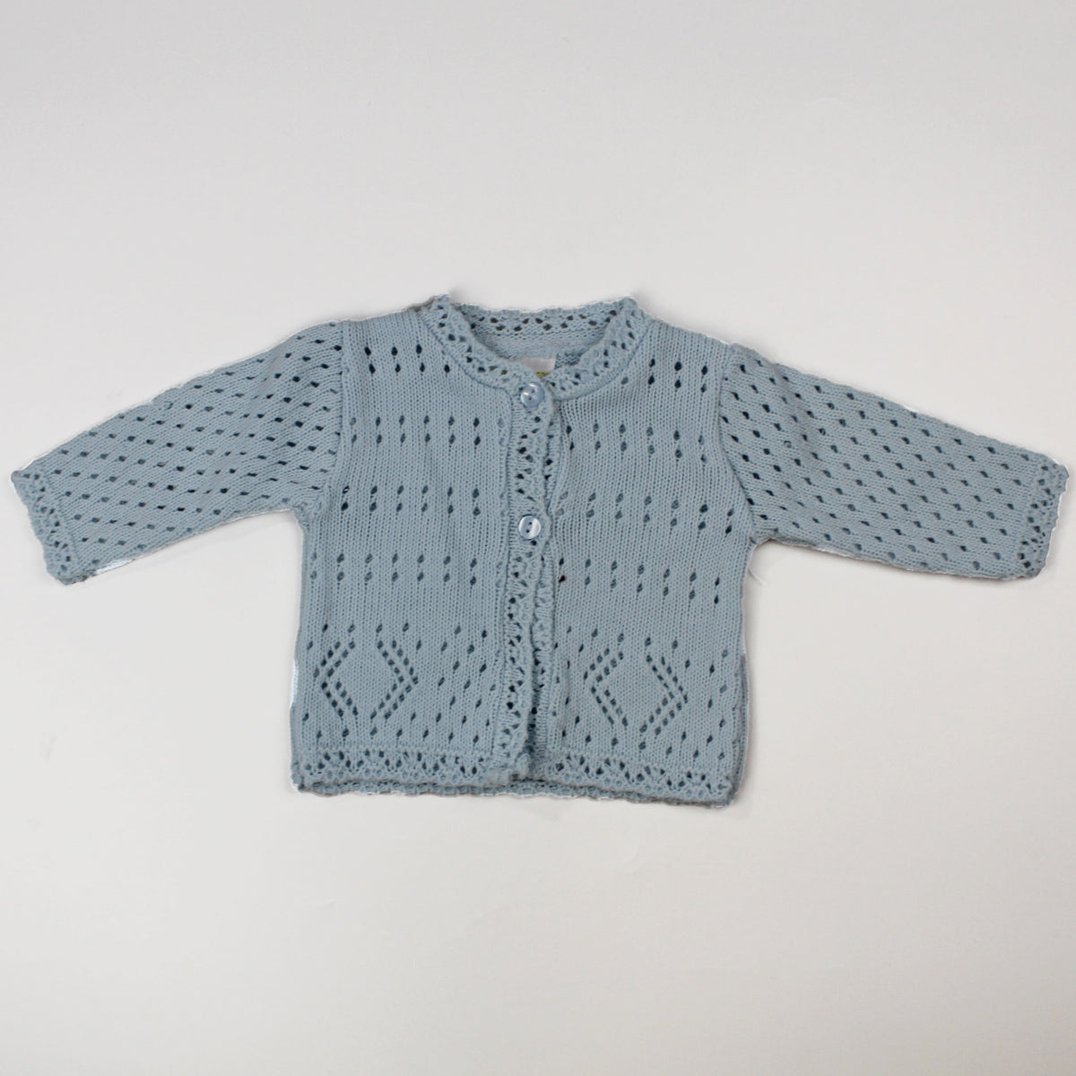 Classic Blue Premature Baby Cardigan – Lullaby Lane Baby Shop